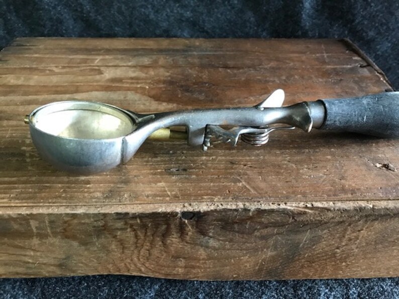 Antique Clipper Ice Cream Scoop F.S. Co. of Troy, New York. - Etsy