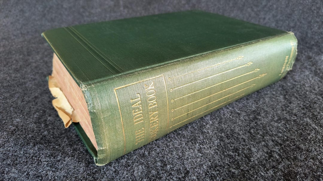 The Ideal Cookery Book - Etsy
