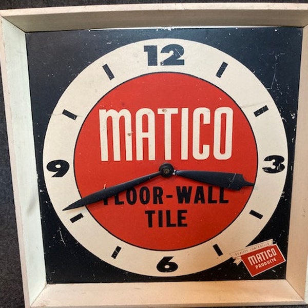 Advertising Clock - Etsy