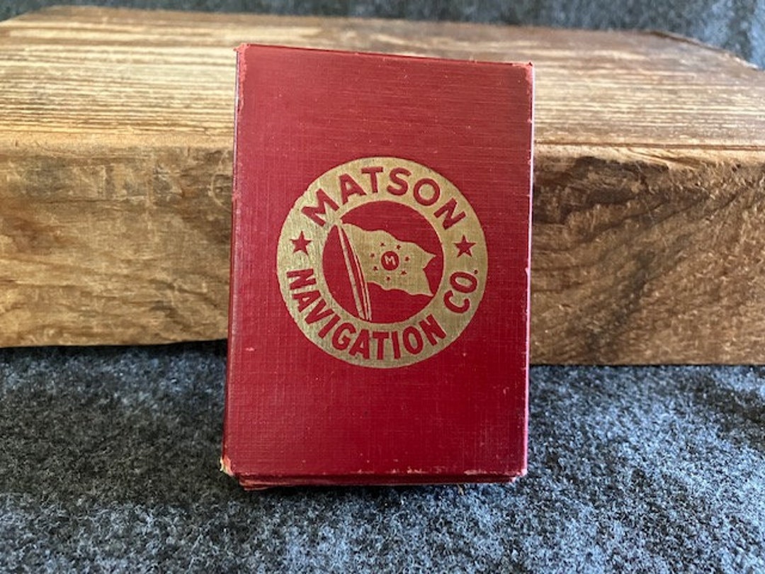 1944 Matson Navigation Playing Cards - Etsy