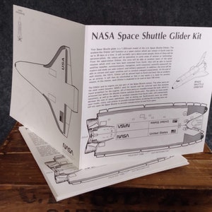 WHOA NASA Space Shuttle Glider Kits - Etsy