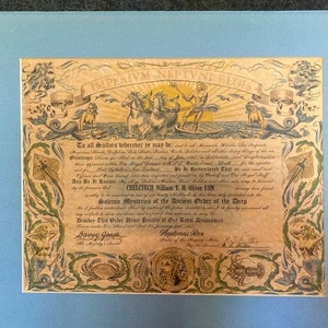 Imperium Neptuni Regis Certificate 1957 - Etsy