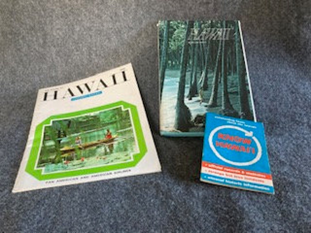 Vintage Hawaii Travel Books - Etsy