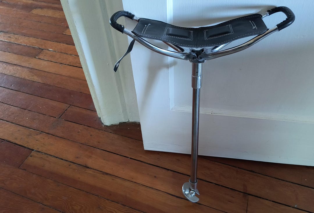 Vintage Folding Spectator Seat and Walking Stick - Etsy
