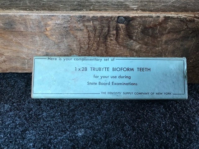Vintage Dentistry Trubyte Bioform Teeth | Etsy