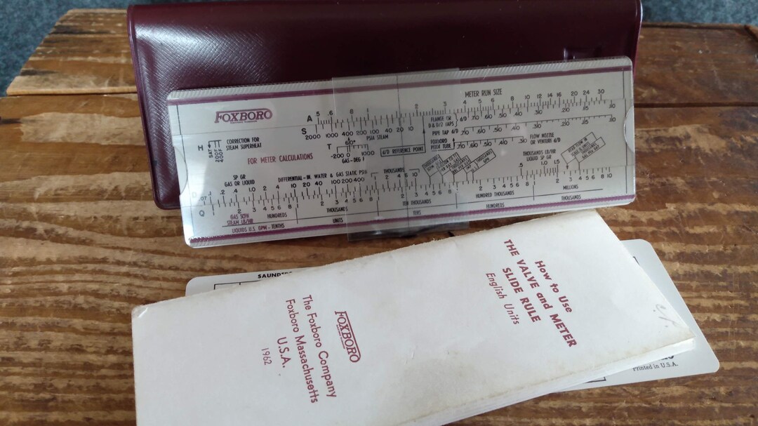 Valve and Meter Slide Rule - Etsy