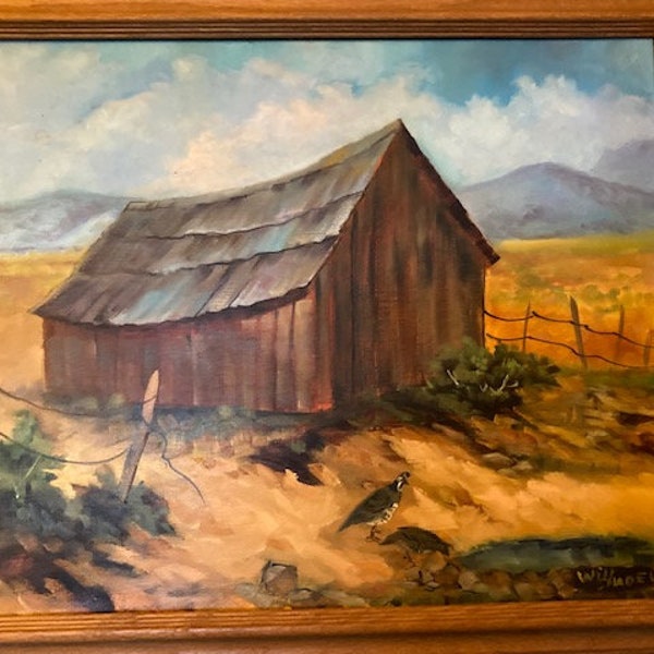 Old Barn Painting - Etsy