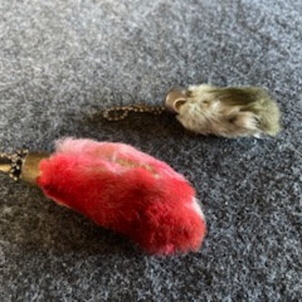 Rabbit Foot Keychain - Etsy