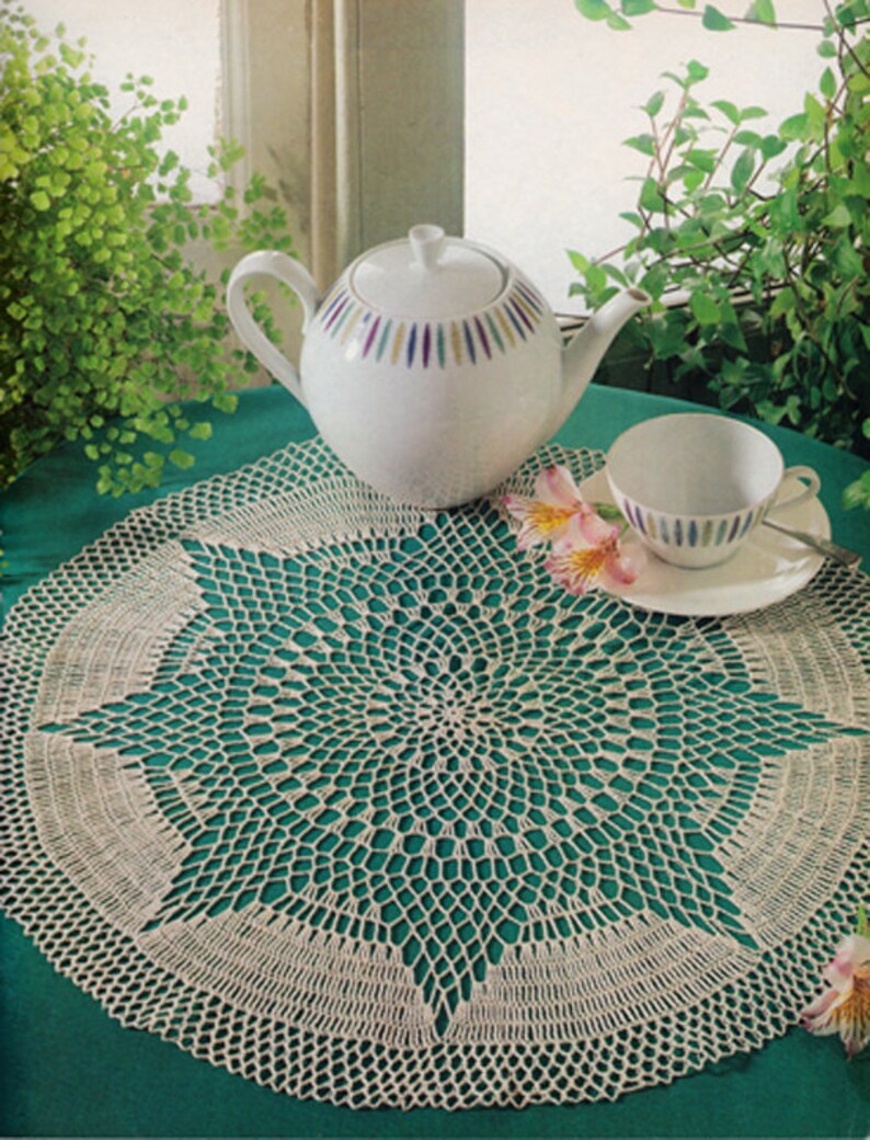 Crochet Doily Pattern PDF Digital Download - Etsy