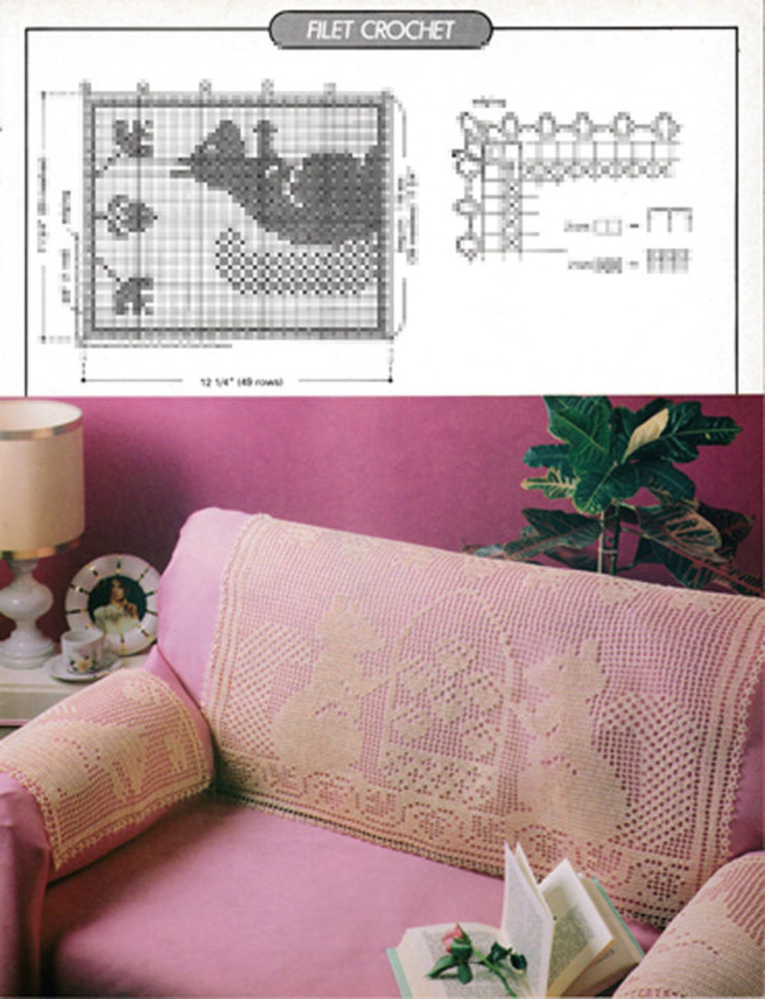 Squirrels Filet Crochet PDF Digital Download - Etsy