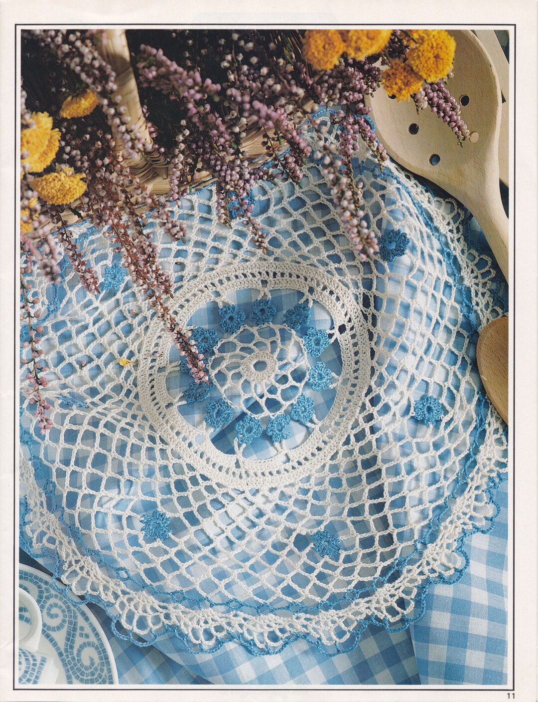 Forget Me Nots Doily Crochet PDF Digital Download - Etsy