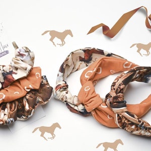 Horse Lover Gift Set Cowgirl Headband With Horses Headband for Women ...