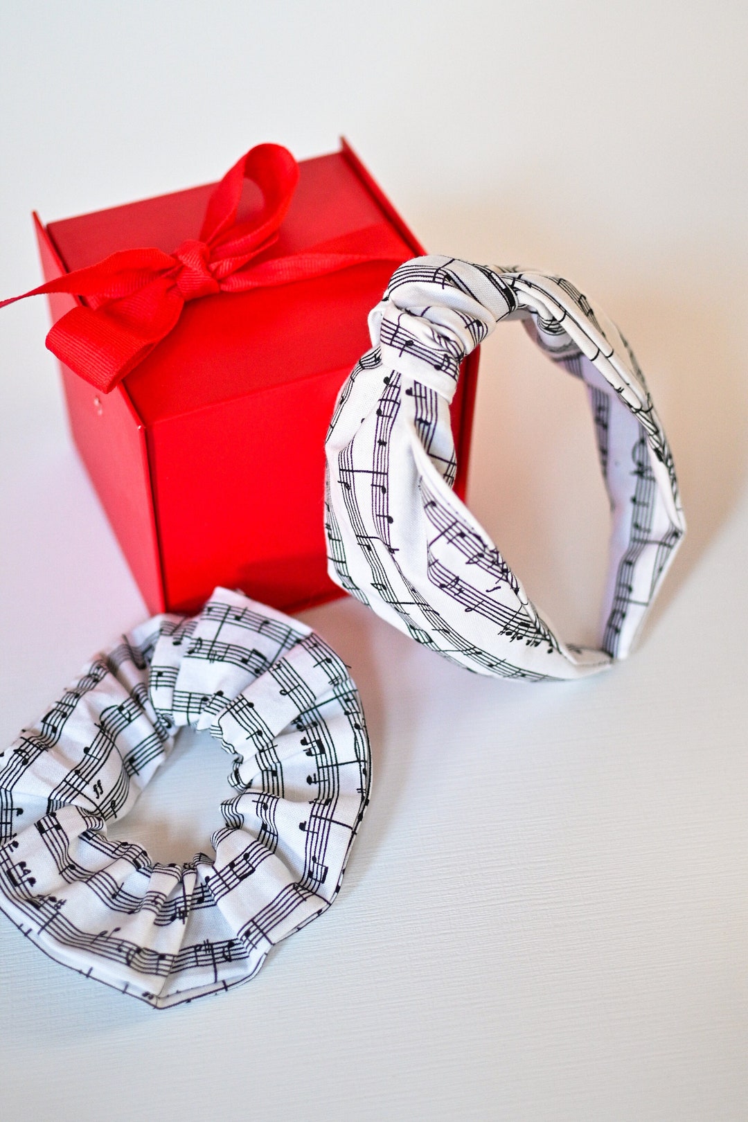 Teacher Gift Set Music Notes Headband Set Gift for Her Anniversary Gift ...