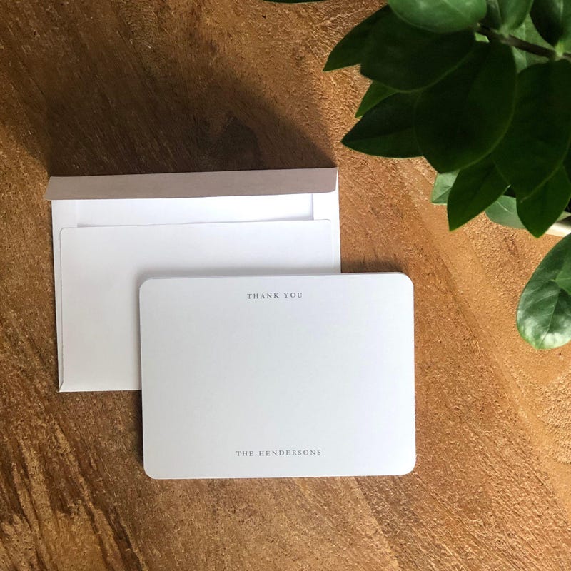 Thank You Stationery - Etsy
