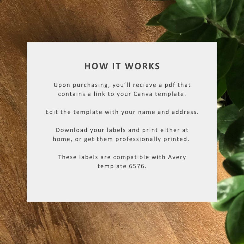 Editable Digital Address Label Template for Canva | 32 Labels per Page ...