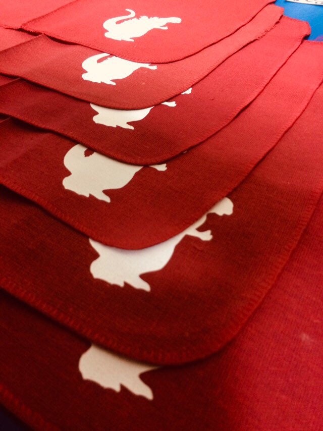 Godzilla Table Placemats set of 6 FREE SHIPPING - Etsy