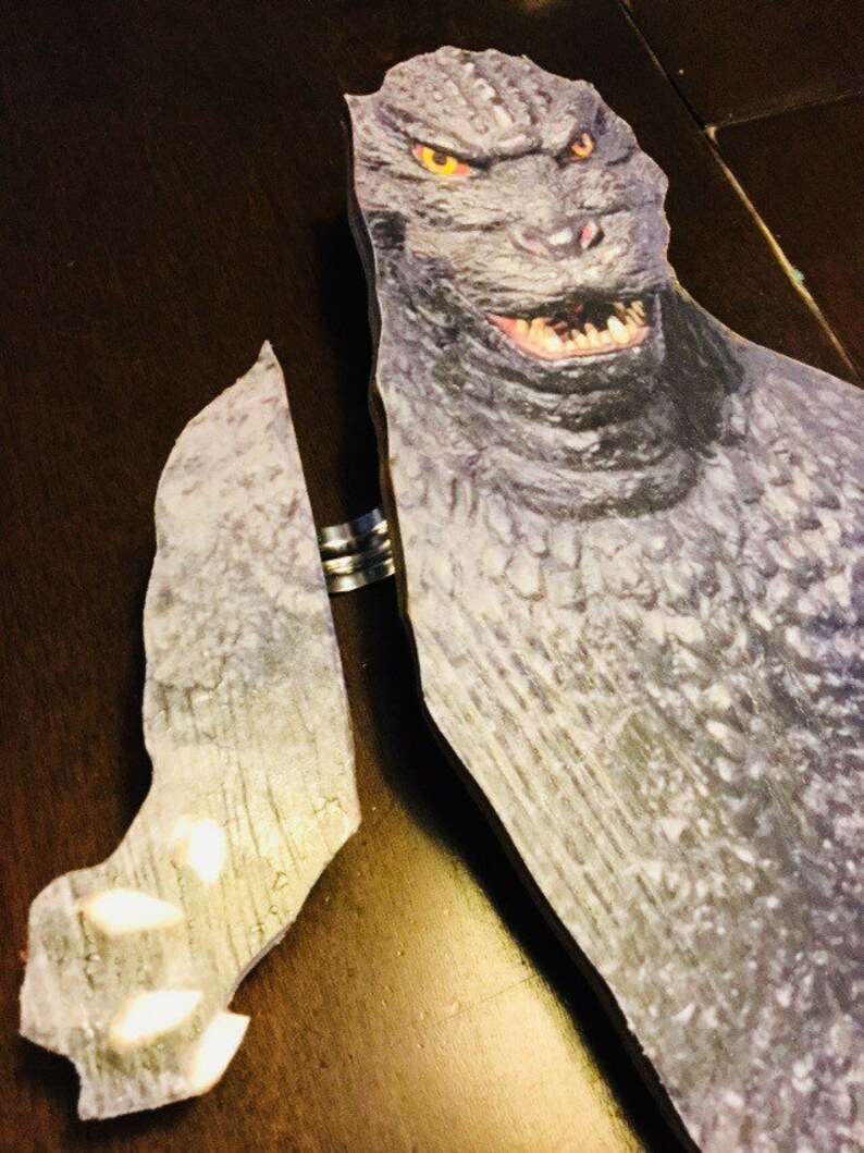 Godzilla Christmas Tree Topper Hugging Tree FREE SHIPPING From - Etsy