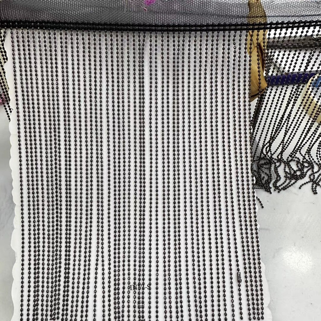 15cm Wide, Copper Bead Chain Fringe, Dancewear Fashion Costume Fringe ...