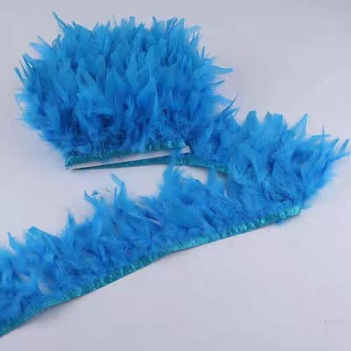 5-7 Inch Wide Turkey Feather Fringe, 10m/color/lot, 23 Different Colors ...
