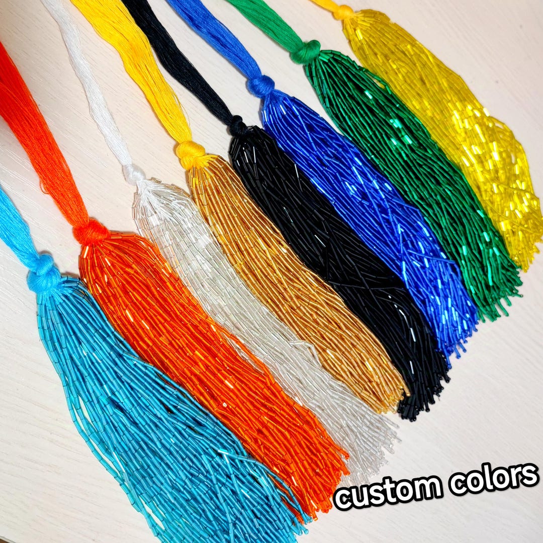 Beaded Fringe Tassel Droppers: Costume Dancewear Bead (50 Strings ...