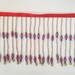 Handmade 90cm Long 10cm Wide Red High Shine Beads and Bells Beaded ...