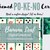 12 Printable Po-ke-no Cards, Wildflower Themed Keno Cards, Keno Playing ...