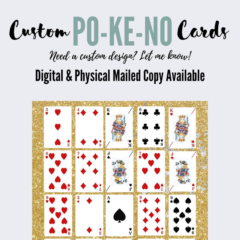 Printable Pokeno Card - Etsy