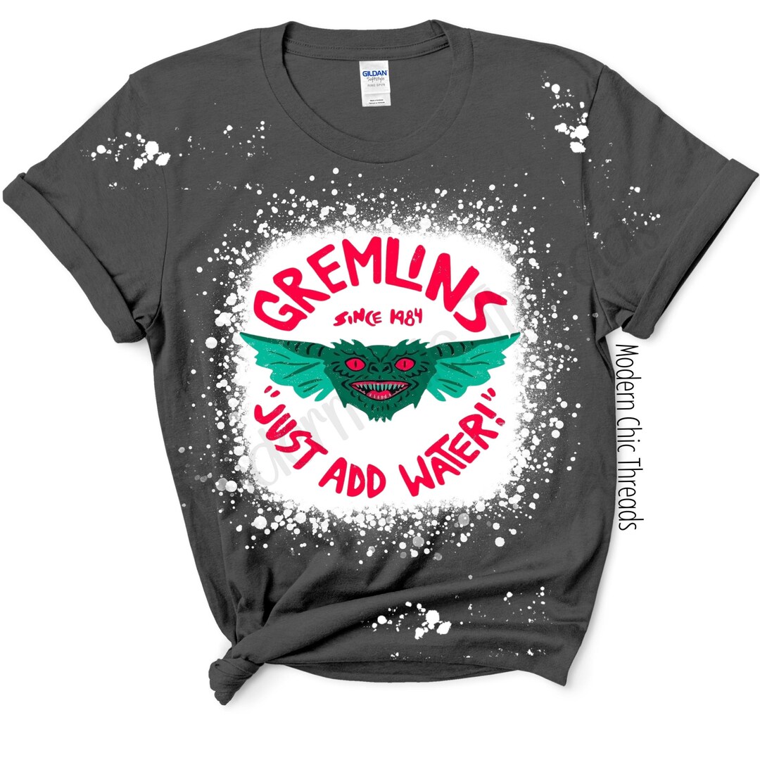 Gremlins Just Add Water Halloween Bleached Tshirt OOTD - Etsy