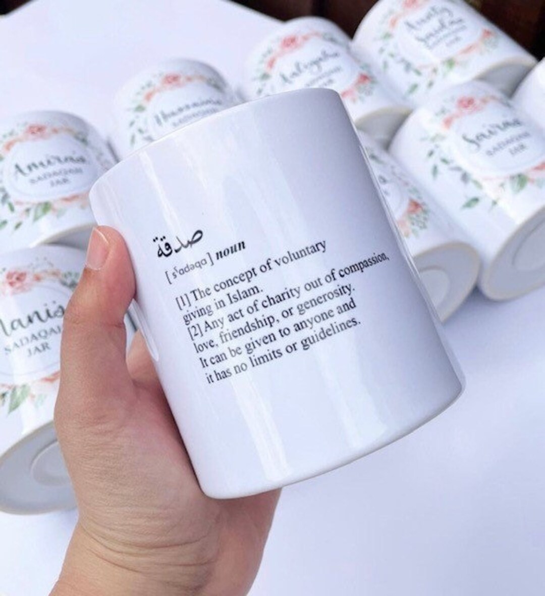 Sadaqah Definition Jar, Sadaqah Jar, Donation Box for Charity, Islamic ...