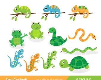 Reptile clipart reptile cute 16019