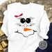 Snowman Christmas Sweatshirt Snowman Shirt for Woman Holiday Sweatshirt ...