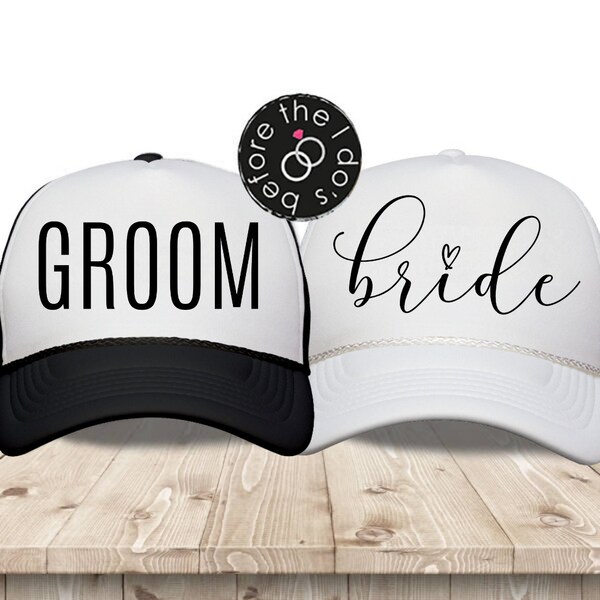 Bride and Groom Honeymoon Hats - Etsy