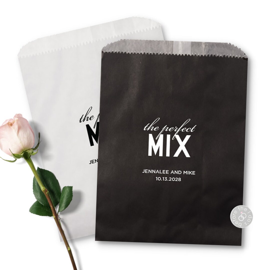 The Perfect Mix Personalized Treat Bag - Cake Bags - Goodie Bags ...