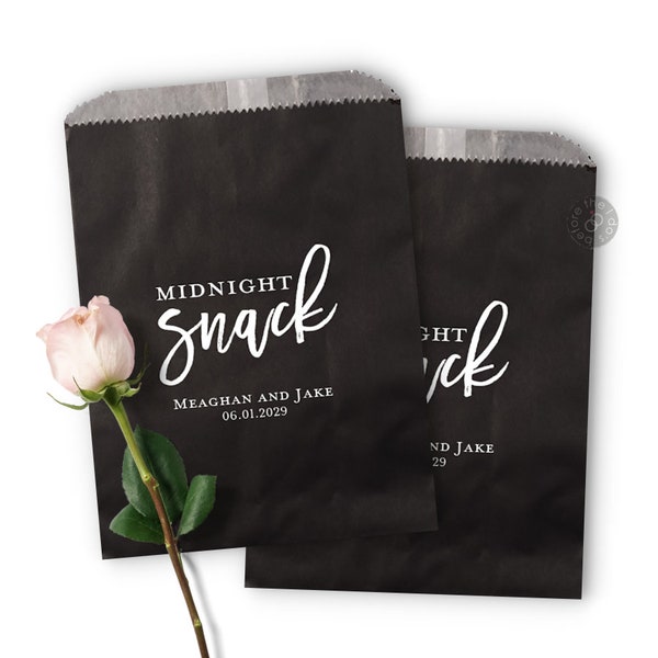 Wedding Snack Bags - Etsy