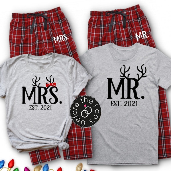 Mr and Mrs Pj Outfits - Etsy