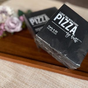 Pizza My Heart, Rehearsal Dinner Napkins, Custom Wedding Napkin - Etsy