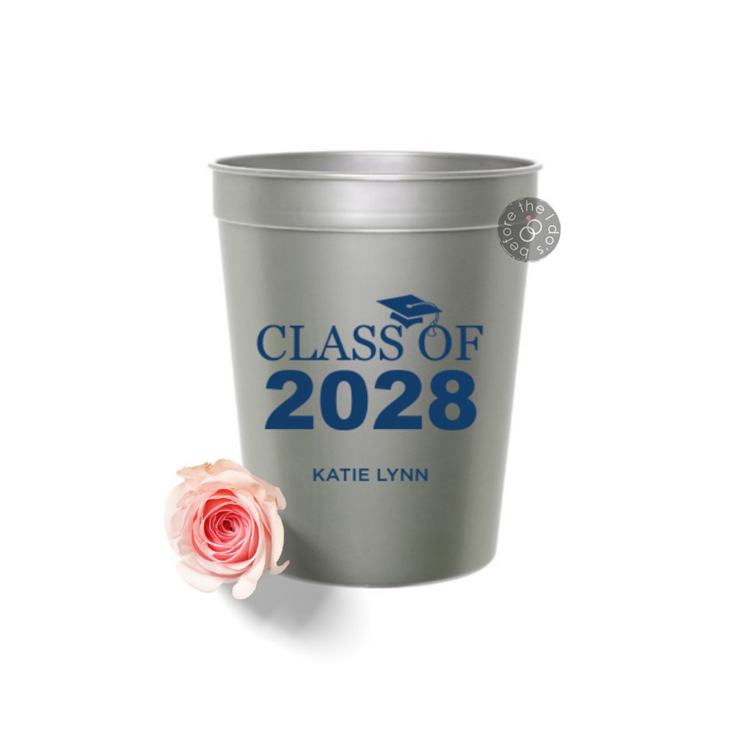 Graduation Personalized Cups Class of - Stadium Plastic Cups ...