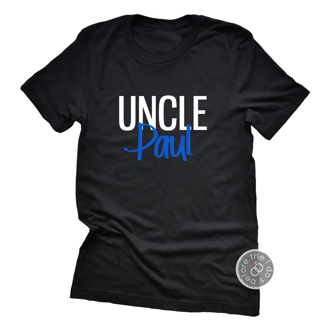 Uncle Shirt Personalized Uncle Tee New Uncle Soon to Be Uncle Fathers ...