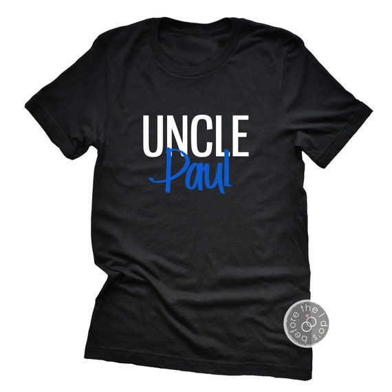 Uncle Shirt Personalized Uncle Tee New Uncle Soon to Be | Etsy
