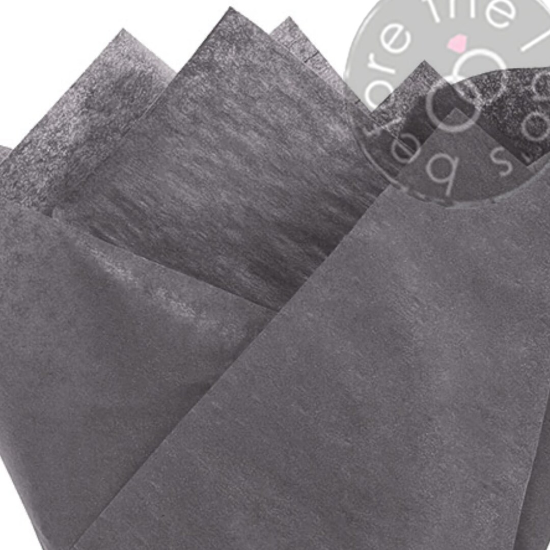 Dark Grey Tissue Paper, Gift Wrapping, Wedding Packaging - Etsy