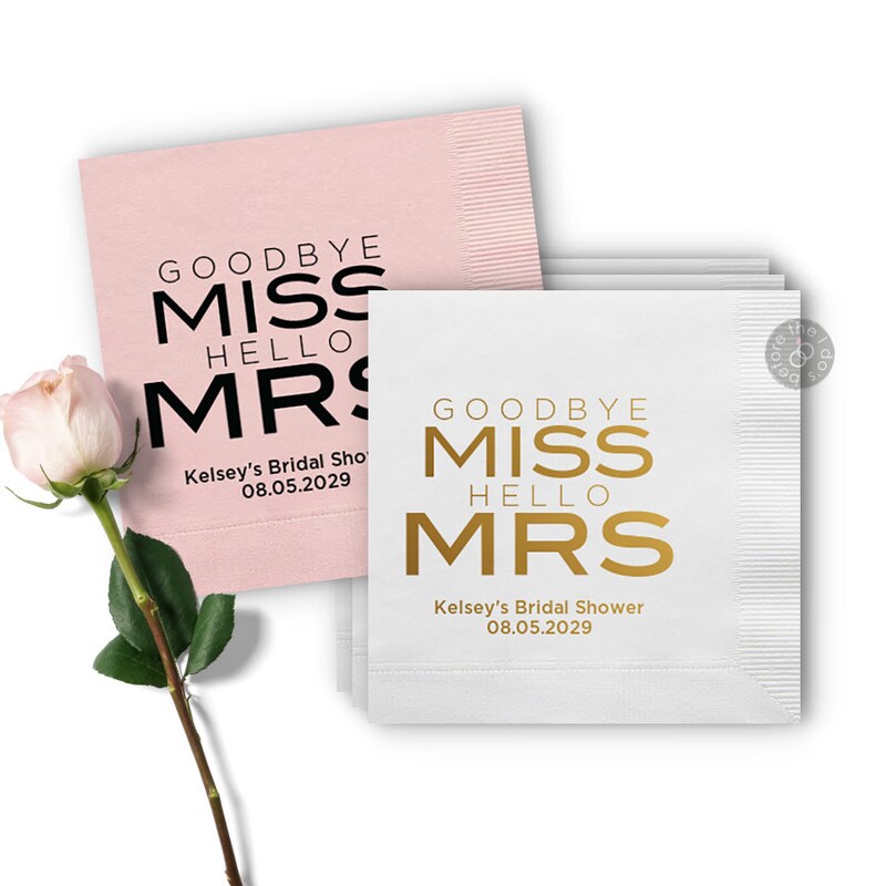 Goodbye Miss Hello Mrs - Etsy