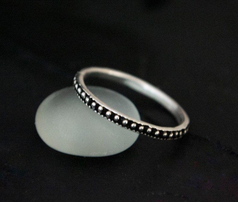 Sterling Silver Ring Dainty Sterling Silver Petite Stacking - Etsy