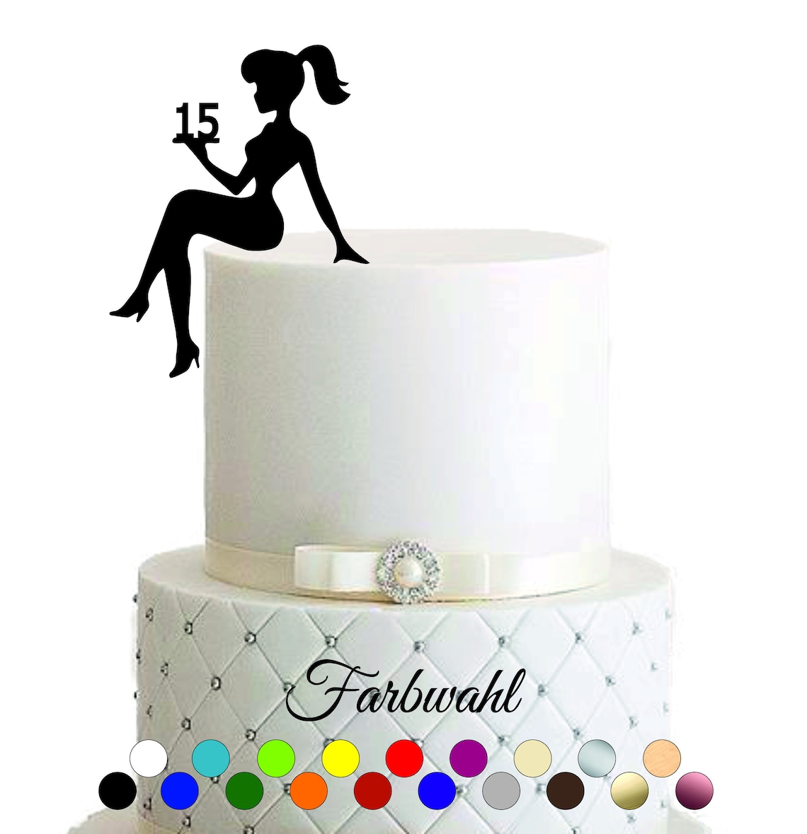 Girl Birthday Cake Figure Cake Topper Girl's Birthday | Etsy
