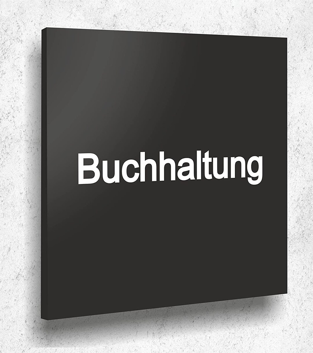 Door Sign ACCOUNTING Sign Black Matt UV Print 12 X 12 Cm - 3 Mm ...