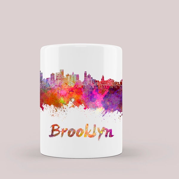 Brooklyn Skyline - Etsy
