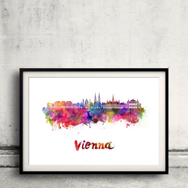 Vienna Skyline - Etsy