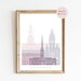 Harvard Skyline Poster - Fine Art Print Glicee Poster Decor Home Gift ...