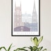 Blackburn Skyline Poster - Fine Art Print Glicee Poster Decor Home Gift ...