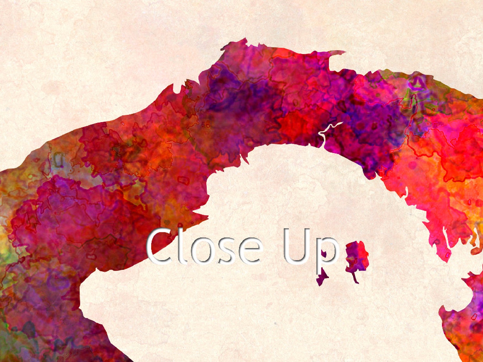 Panama Map in Watercolor Fine Art Print Glicee Poster - Etsy