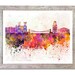 Bristol Skyline in Watercolor Background - SKU 0336 - Etsy